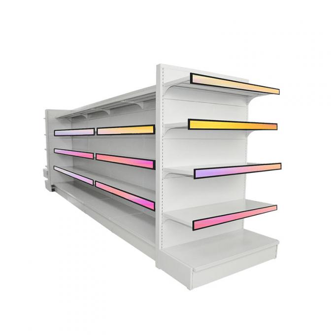 Goods Shelf 86 Inch Stretched Bar Display For Retail Advertising