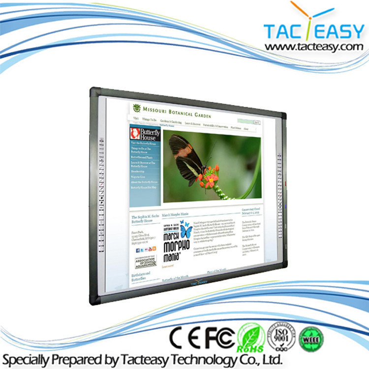 Wall Mount Infrared Interactive Whiteboard , Multi Touch Interactive ...