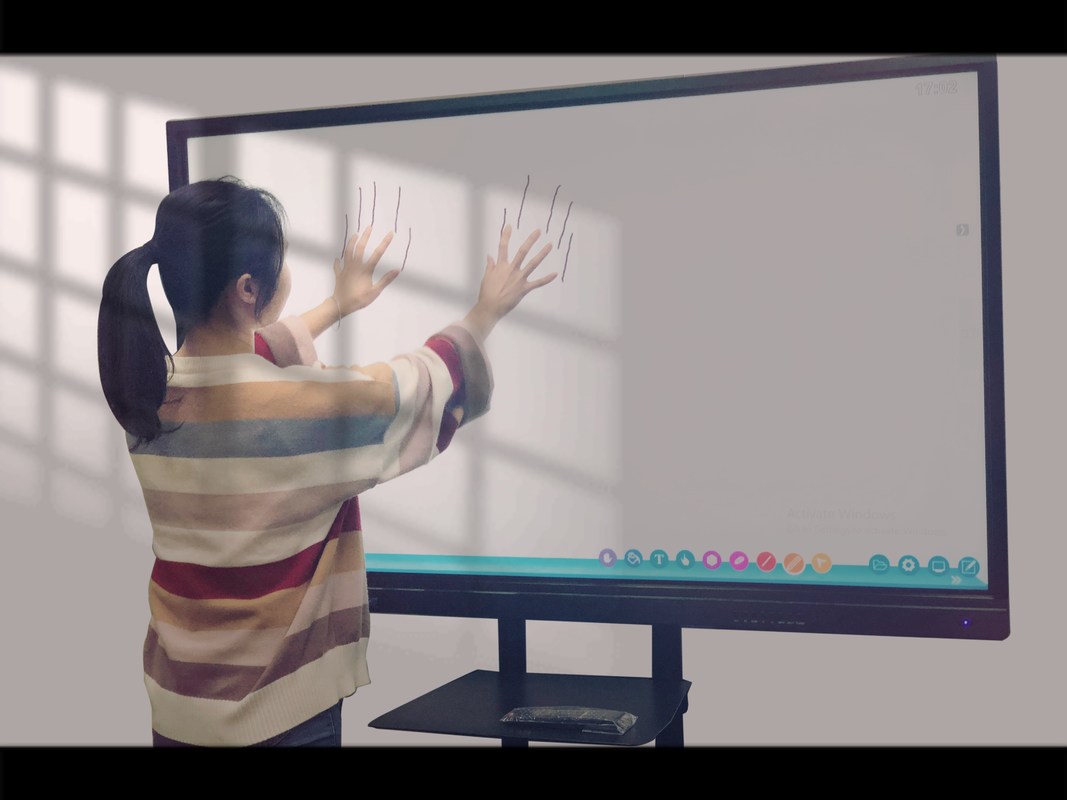 Big Screen Smart 65 Interactive Flat Panel , Mobile Smart Board ...